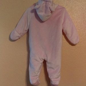 Disney | One Pieces | Disney Minnie Mouse Pastel Pink Hooded Pram ...